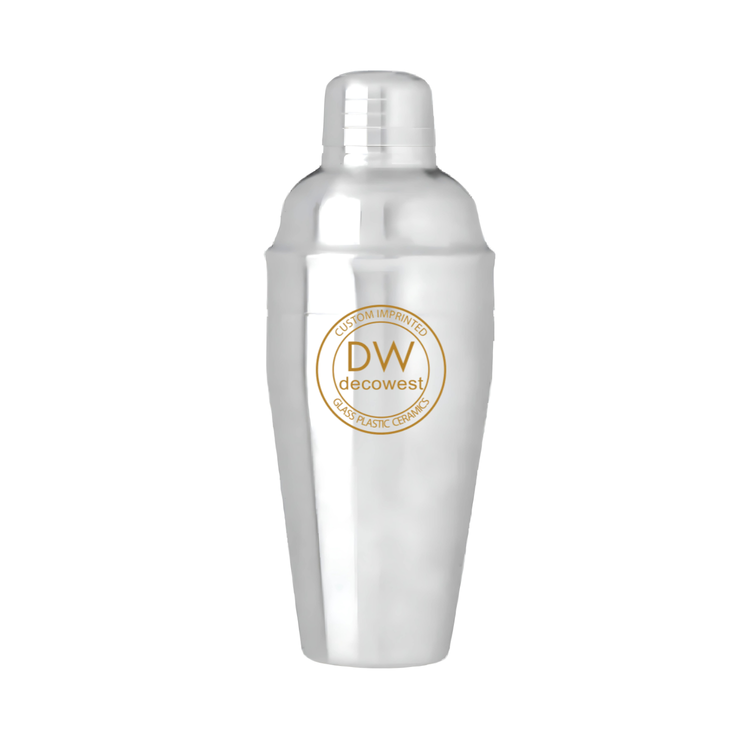 Large Cosmo Stainless Steel Cocktail Shaker – 25oz – Deco West, Inc.